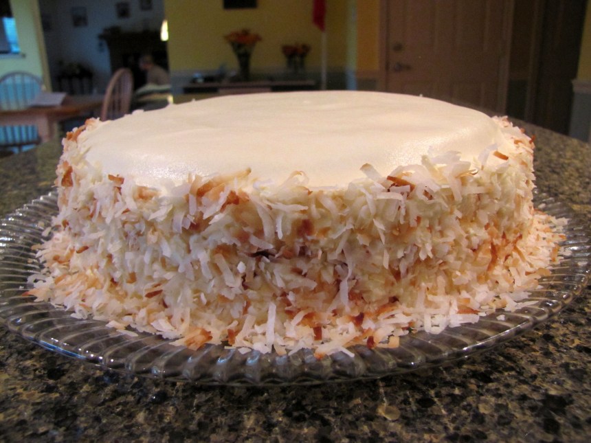 Almond Coconut Mousse Cake | My Danish Kitchen