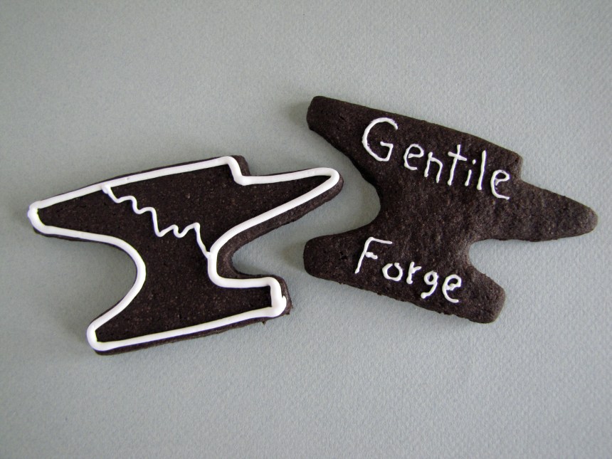 Anvil Chocolate Sugar Cookies | My Danish Kitchen