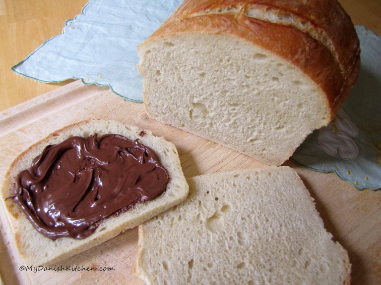 Hvedebrød aka Franskbrød – Wheat Bread | My Danish Kitchen