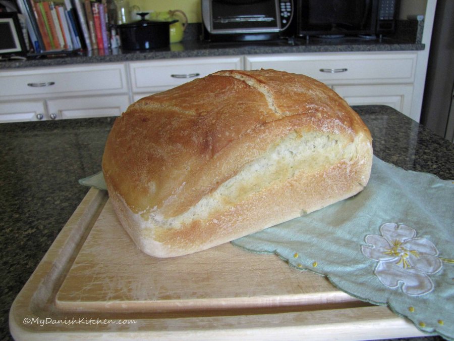 Hvedebrød aka Franskbrød – Wheat Bread | My Danish Kitchen